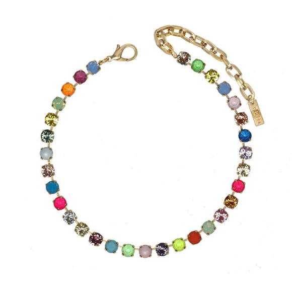 TOVA | Jewelry | Tova Oakland Pop Nevklace New Colorful Gold Chain ...